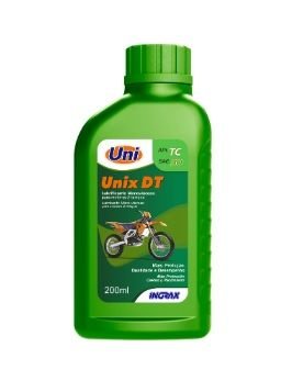 OLEO UNIX DT 200 ML PARA MOTOR 2 TEMPOS INGRAX I11537 - Akrosul